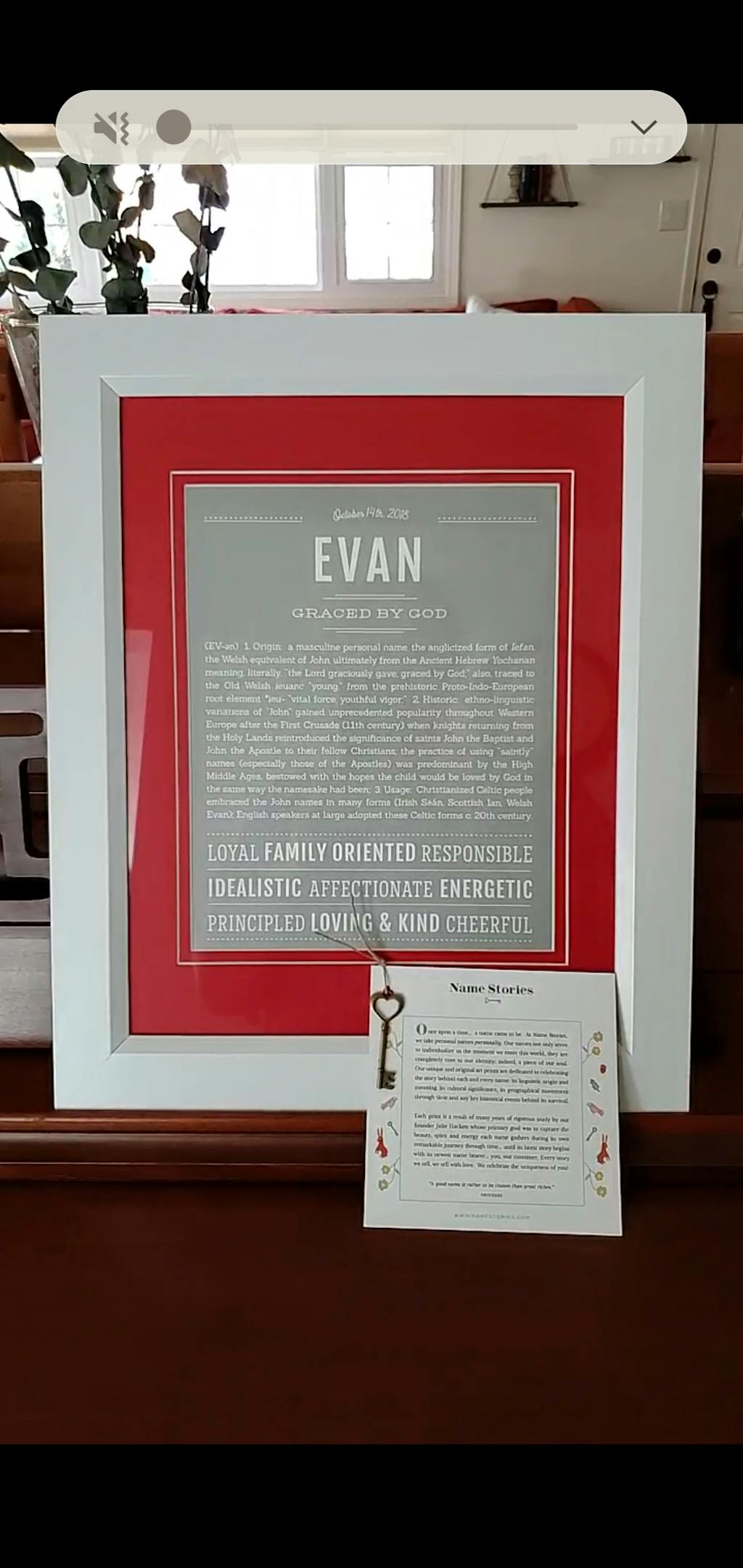 Evan (male) | Name Art Print