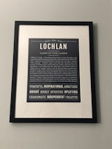 Lochlan | Name Art Print