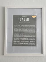 Caden | Name Art Print
