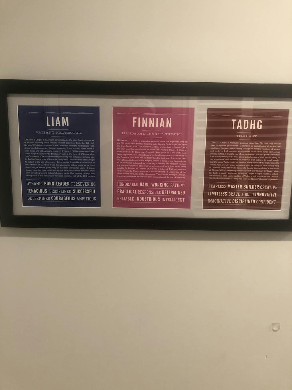 Finnian | Name Art Print