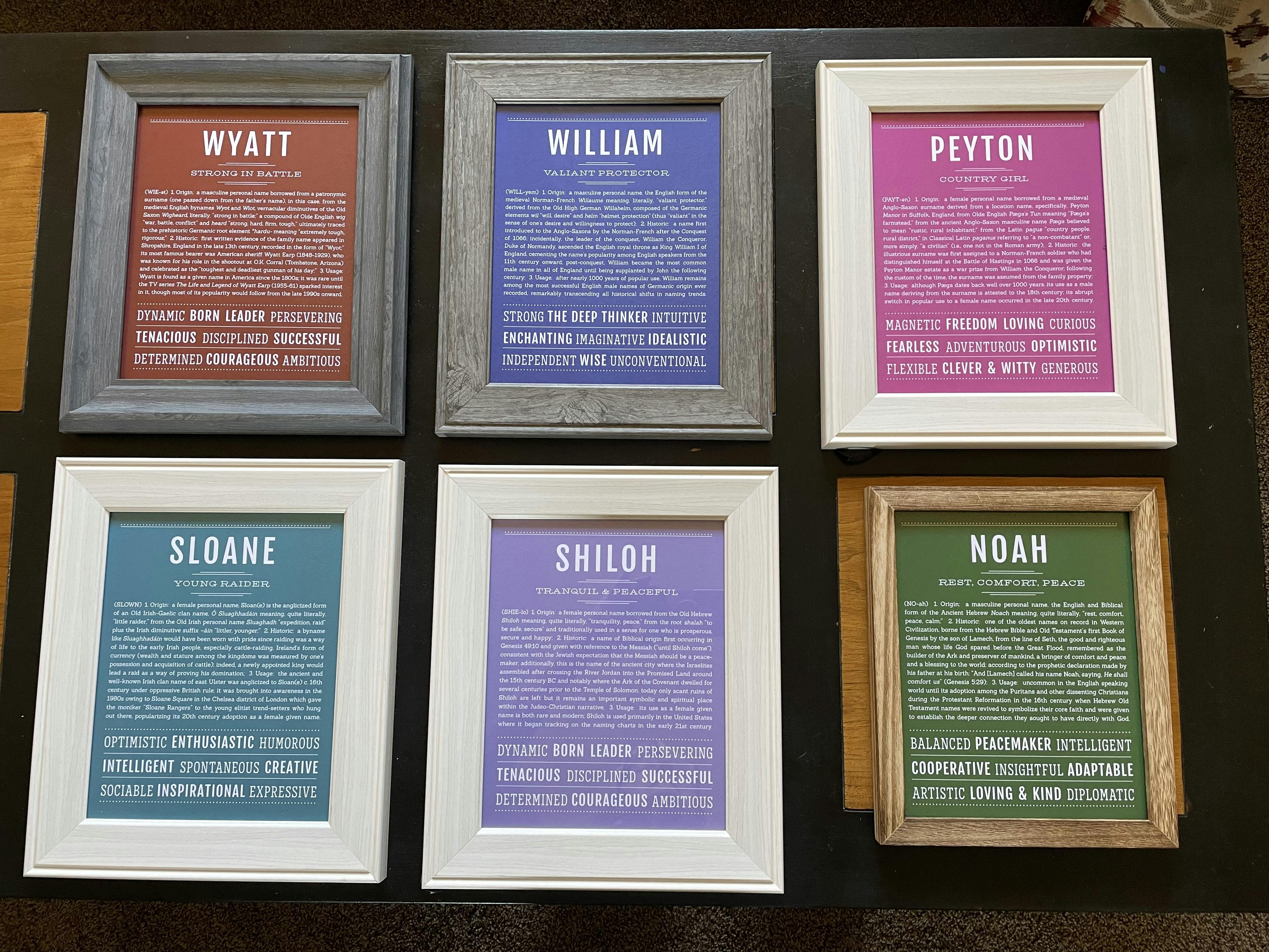 Shiloh (female) | Name Art Print