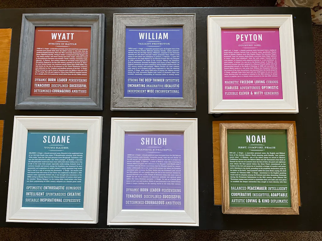 Shiloh (female) | Name Art Print