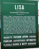 Lisa | Name Art Print