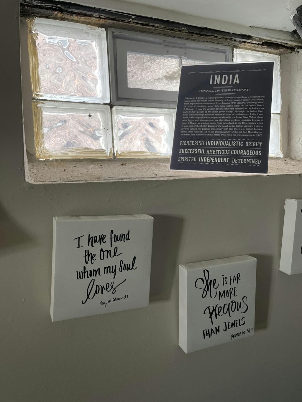 India | Name Art Print