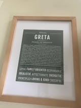 Greta | Name Art Print