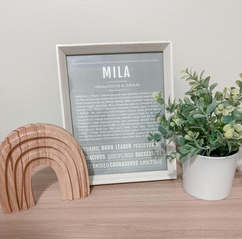 Mila | Name Art Print