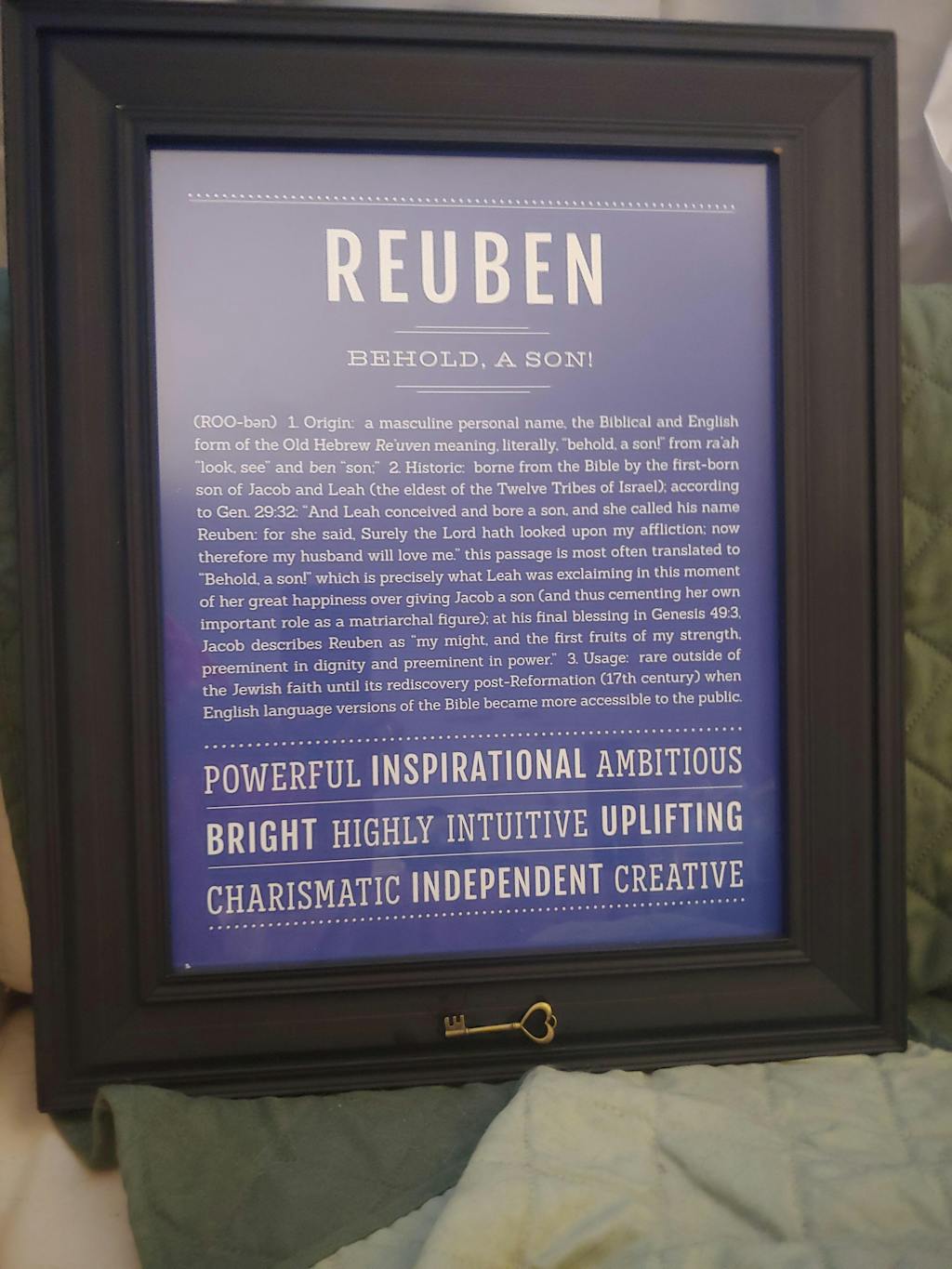 Reuben | Name Art Print