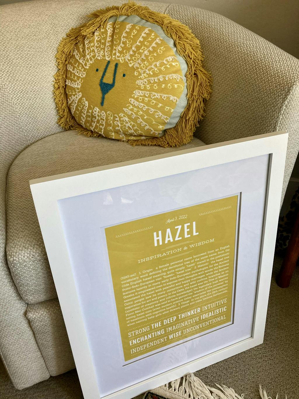Hazel | Name Art Print