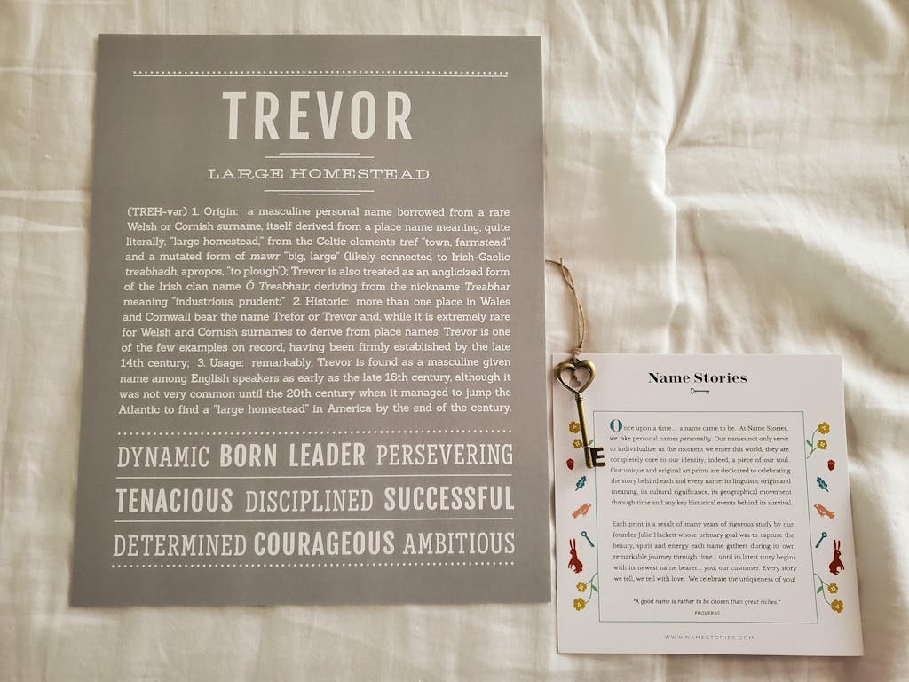 Trevor | Name Art Print