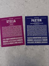 Paxton (male) | Name Art Print