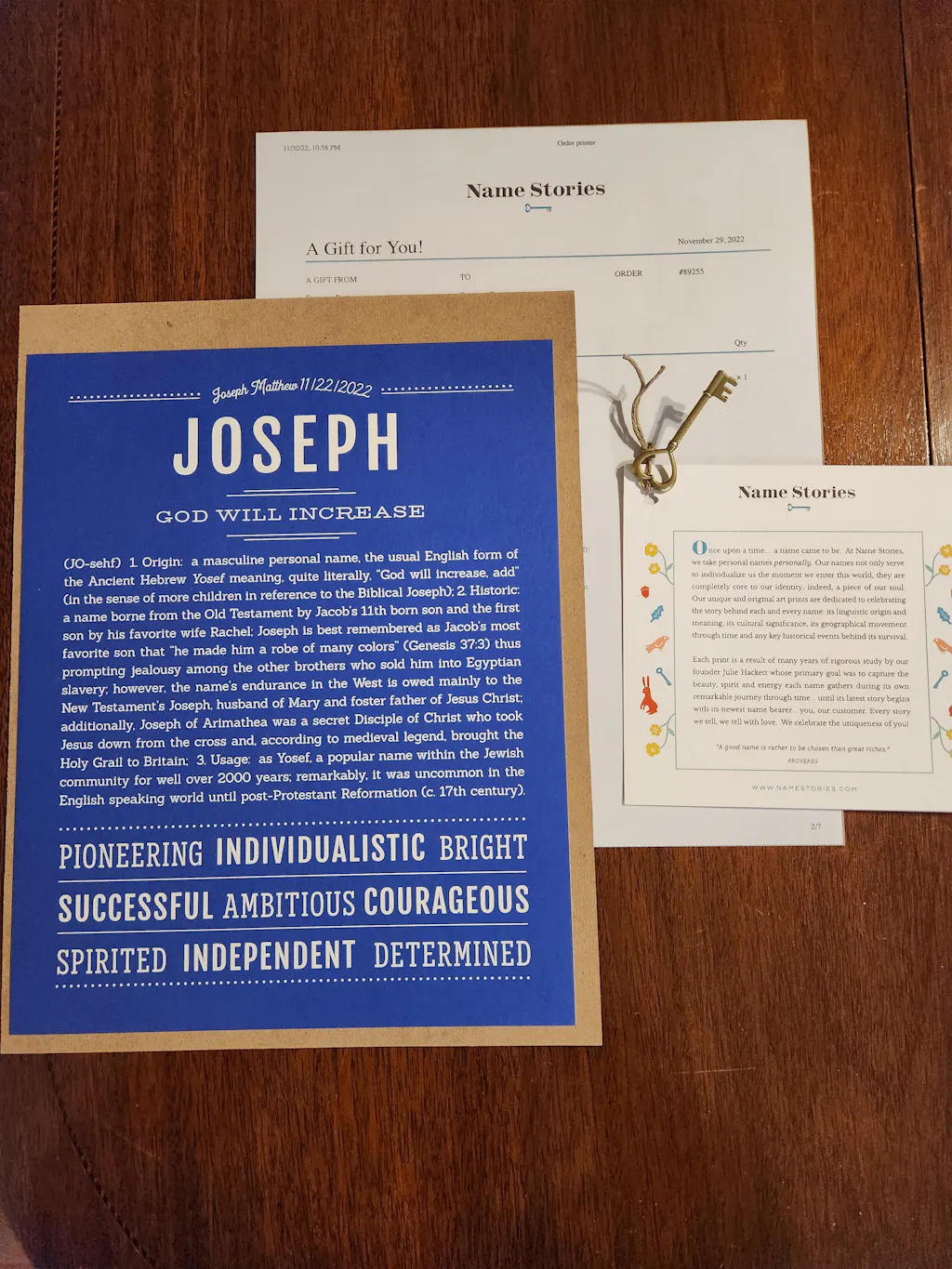 Joseph | Name Art Print