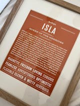 Isla | Name Art Print