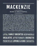 Mackenzie | Name Art Print