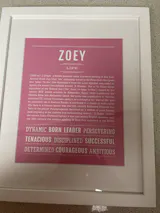 Zoey | Name Art Print