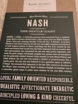 Nash | Name Art Print