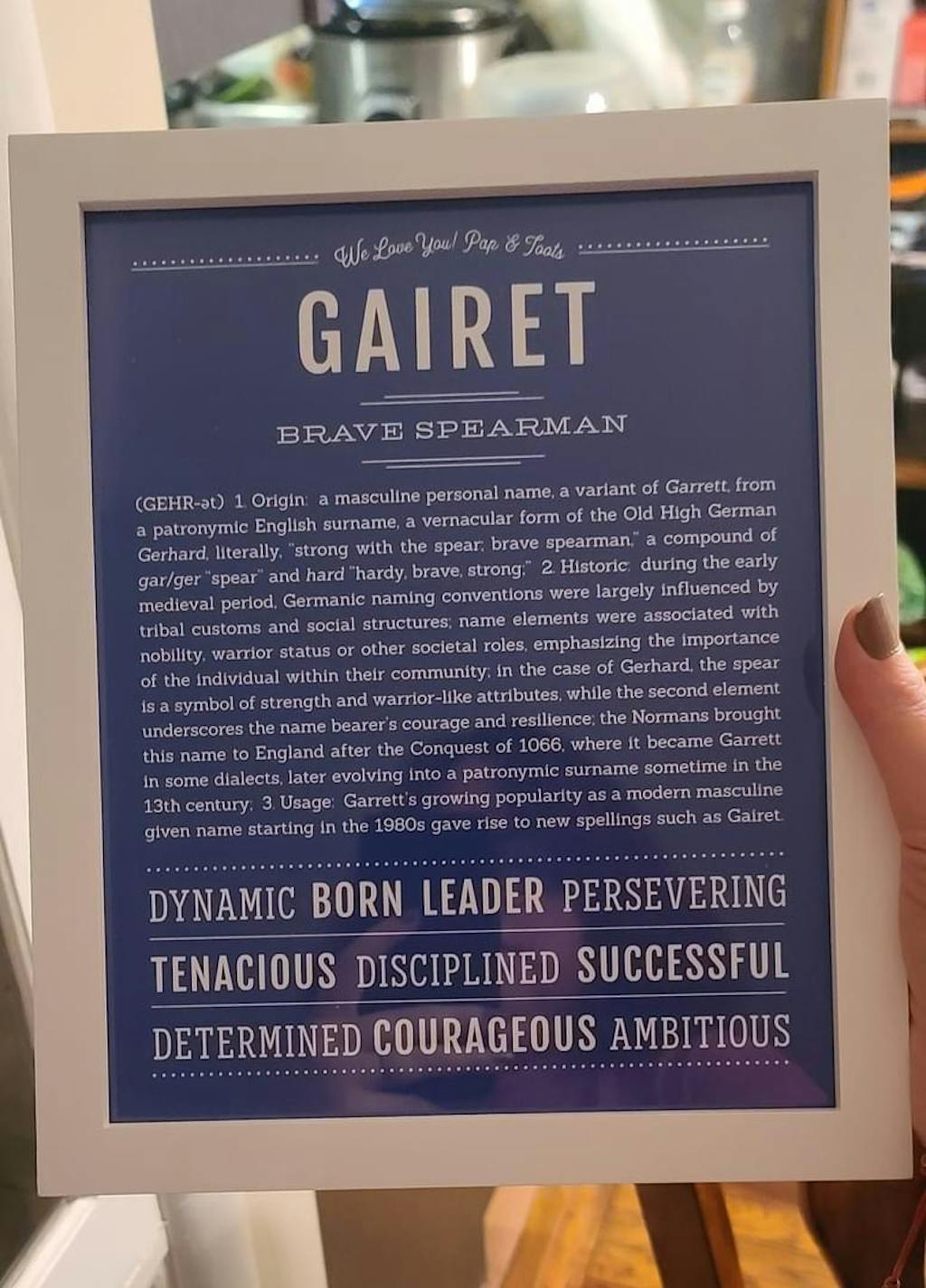 Garrett | Name Art Print