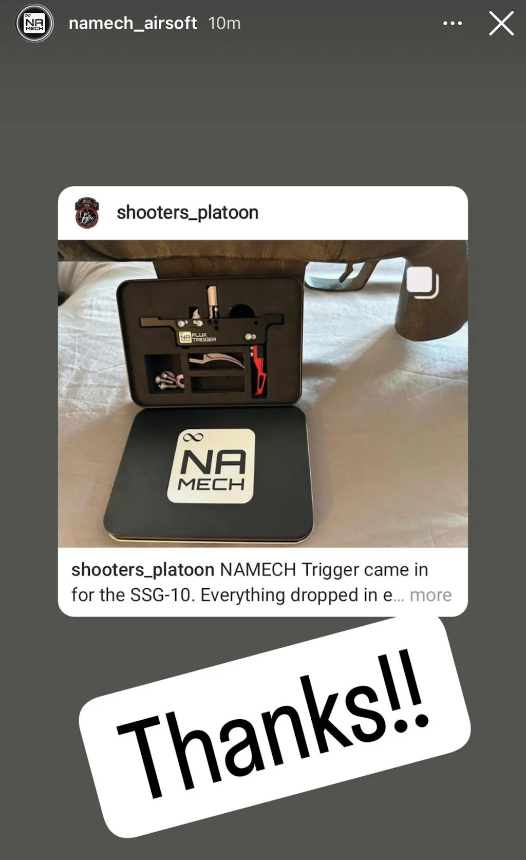 Namech Tactical Trigger Blade for Flux Trigger – Namech LLC