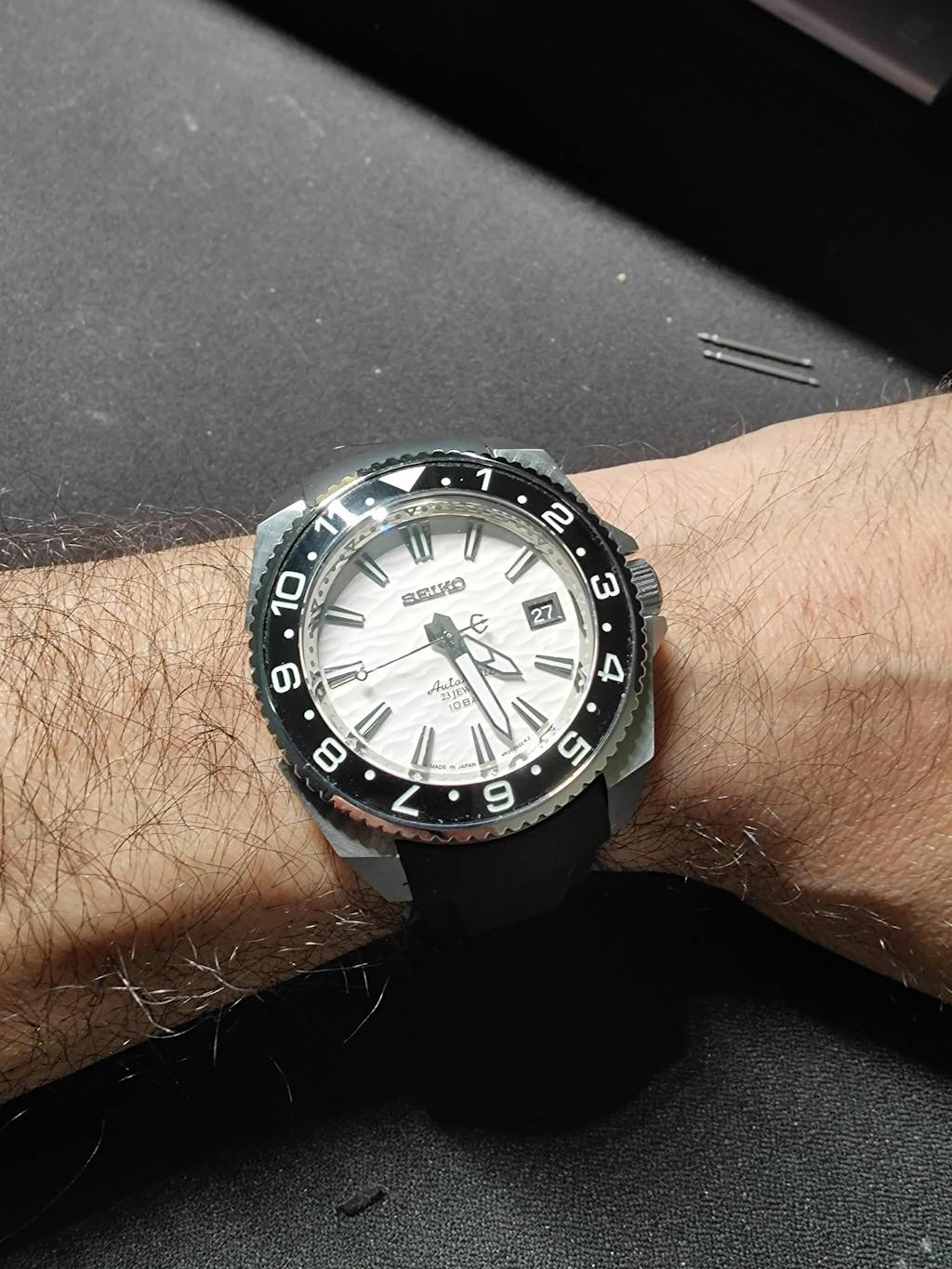 SKX007 Ceramic Bezel Insert: Sub style Green/Gold | namokiMODS