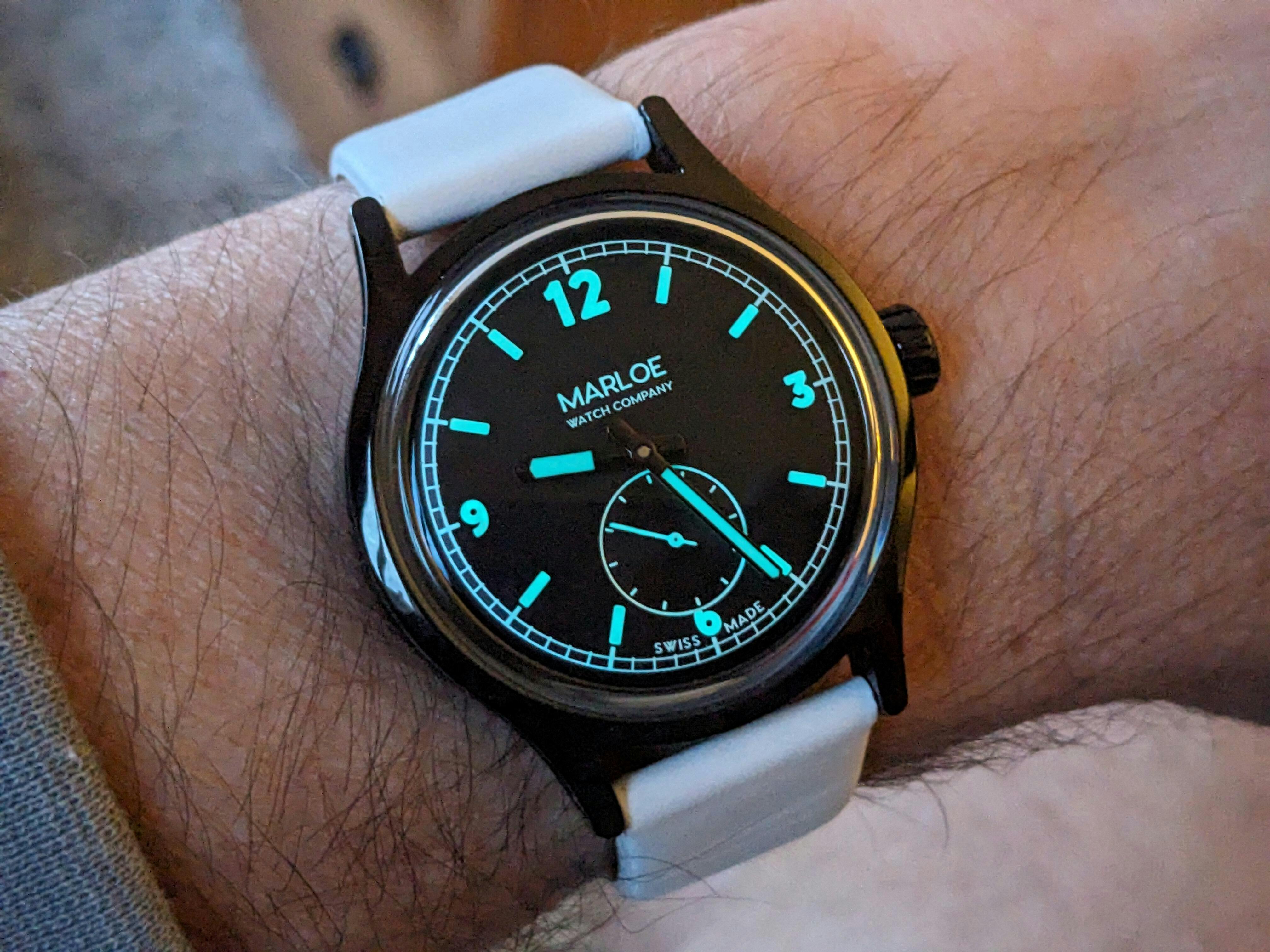 Watch Hands: Mercedes Polished Finish + Colored Seconds Hand | namokiMODS