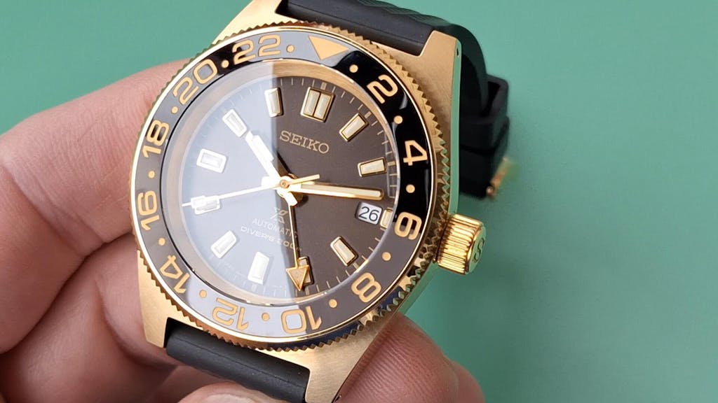 SKX007/SRPD Glass Bezel Insert: Dual Time Style Seafoam Mk2 – namokiMODS