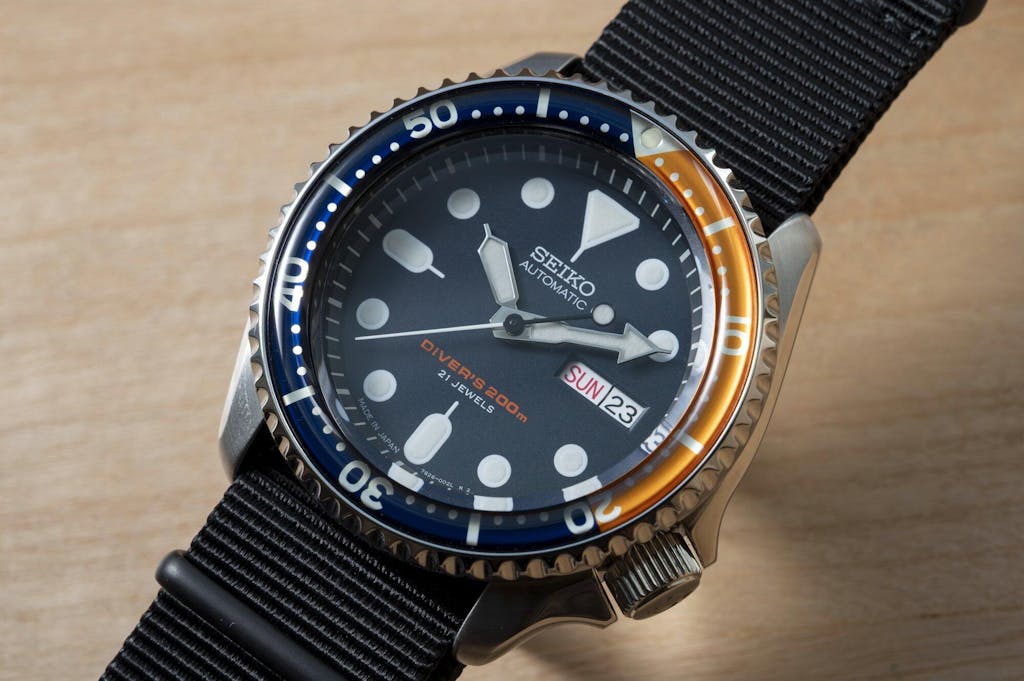 SKX007/SRPD Glass Bezel Insert: GMT Style Seafoam – namokiMODS