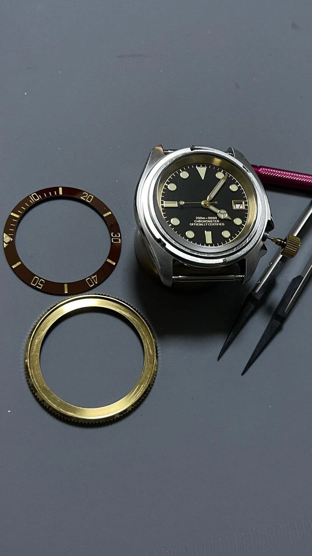 SKX007 Coin Edge Bezel: PVD Matte Black Finish | namokiMODS