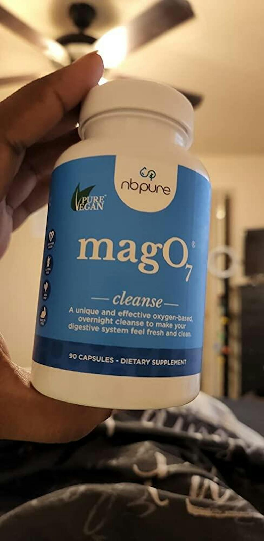 MagO7: Natural Oxygen Colon Cleanse & Detox. Pills + Powder - NBPure