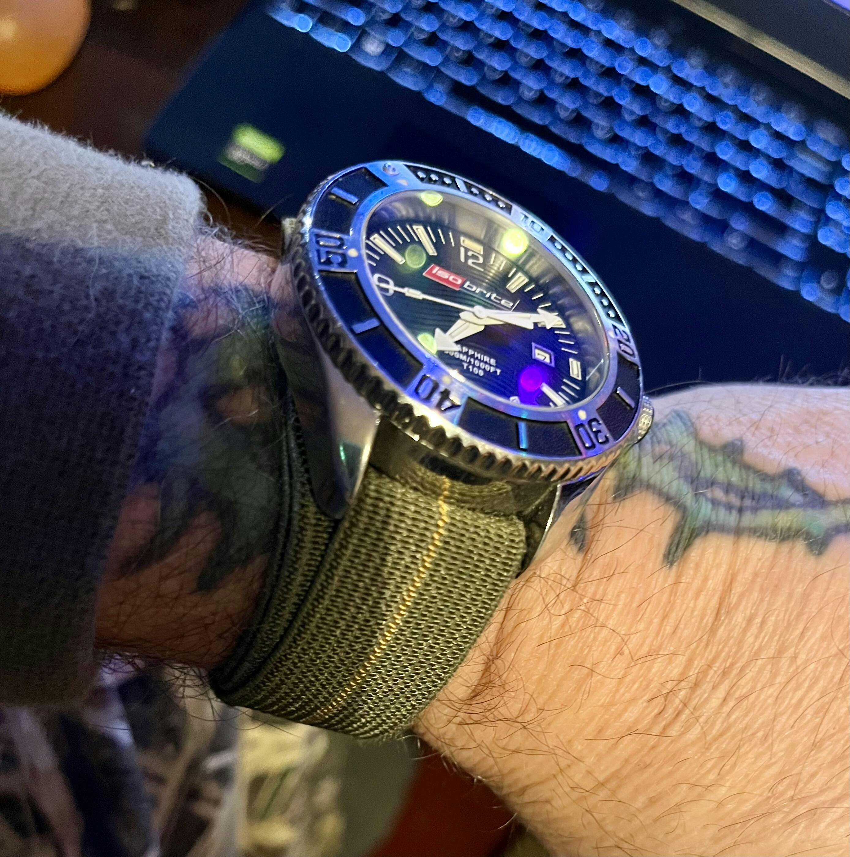 Original NDC strap - Green with Yellow Stripe – NDC Straps