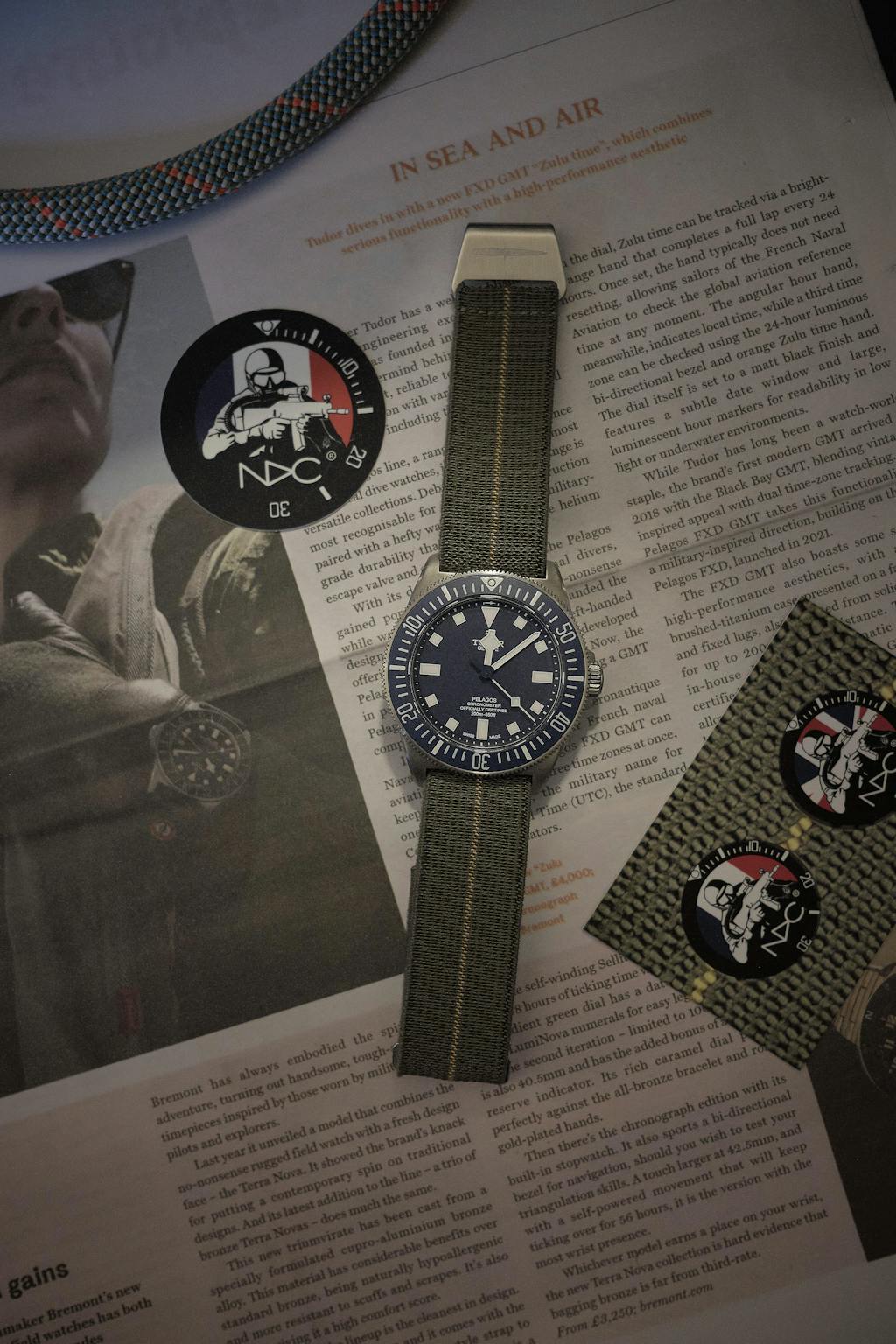 Original NDC Strap – Green with Yellow Stripe | MN Parachute elastic ...