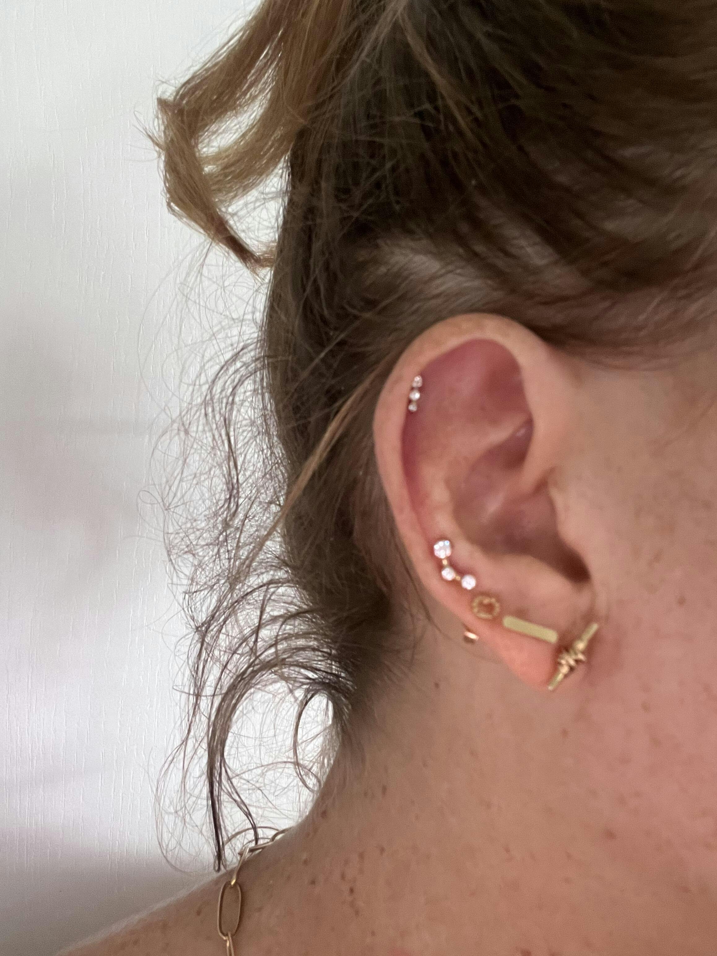 Barre Orion Titane - Piercing Titane - Nébuleuse Bijoux