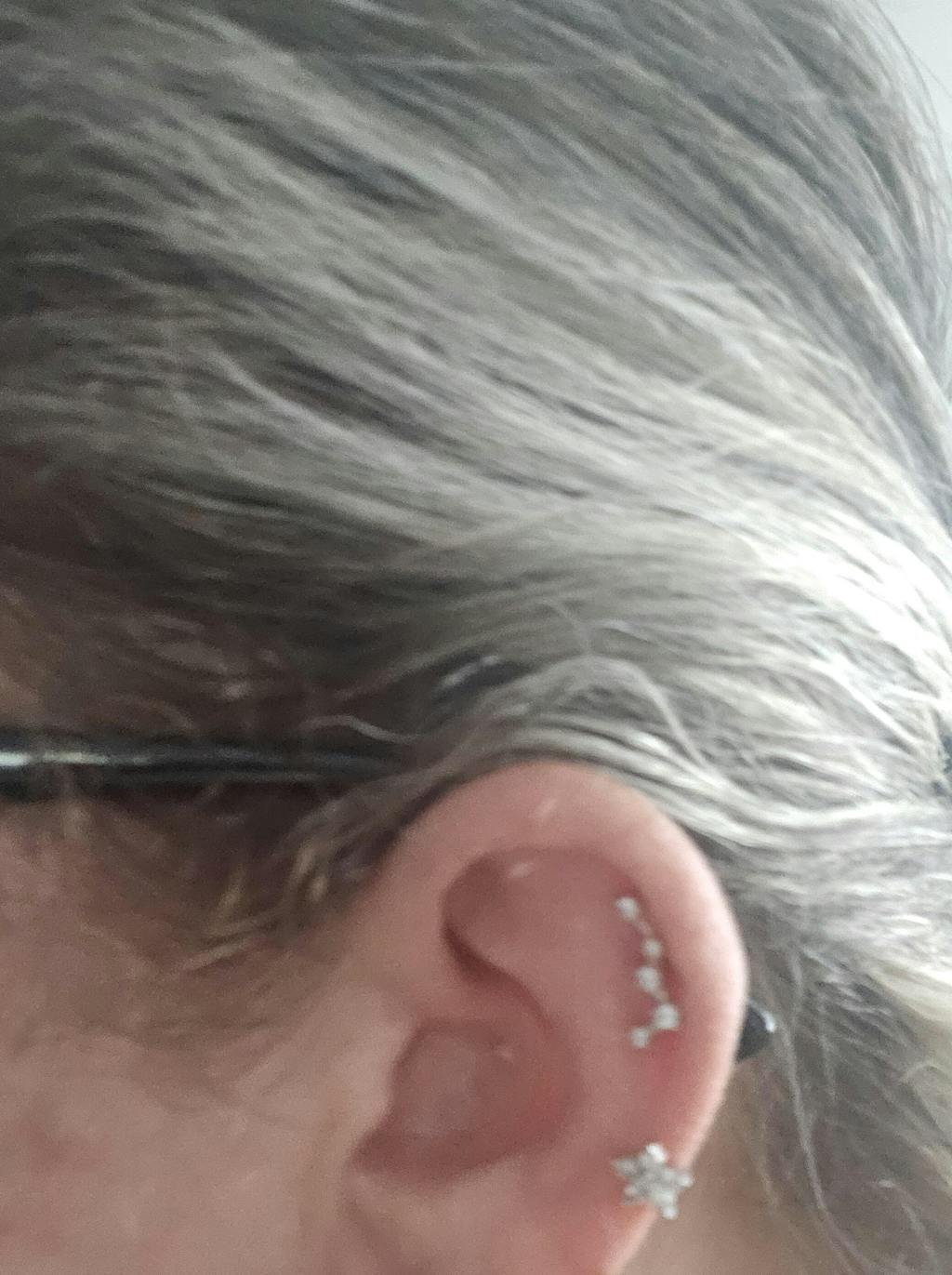 Piercing Oreille Constellation Cassiopée - Nébuleuse Bijoux