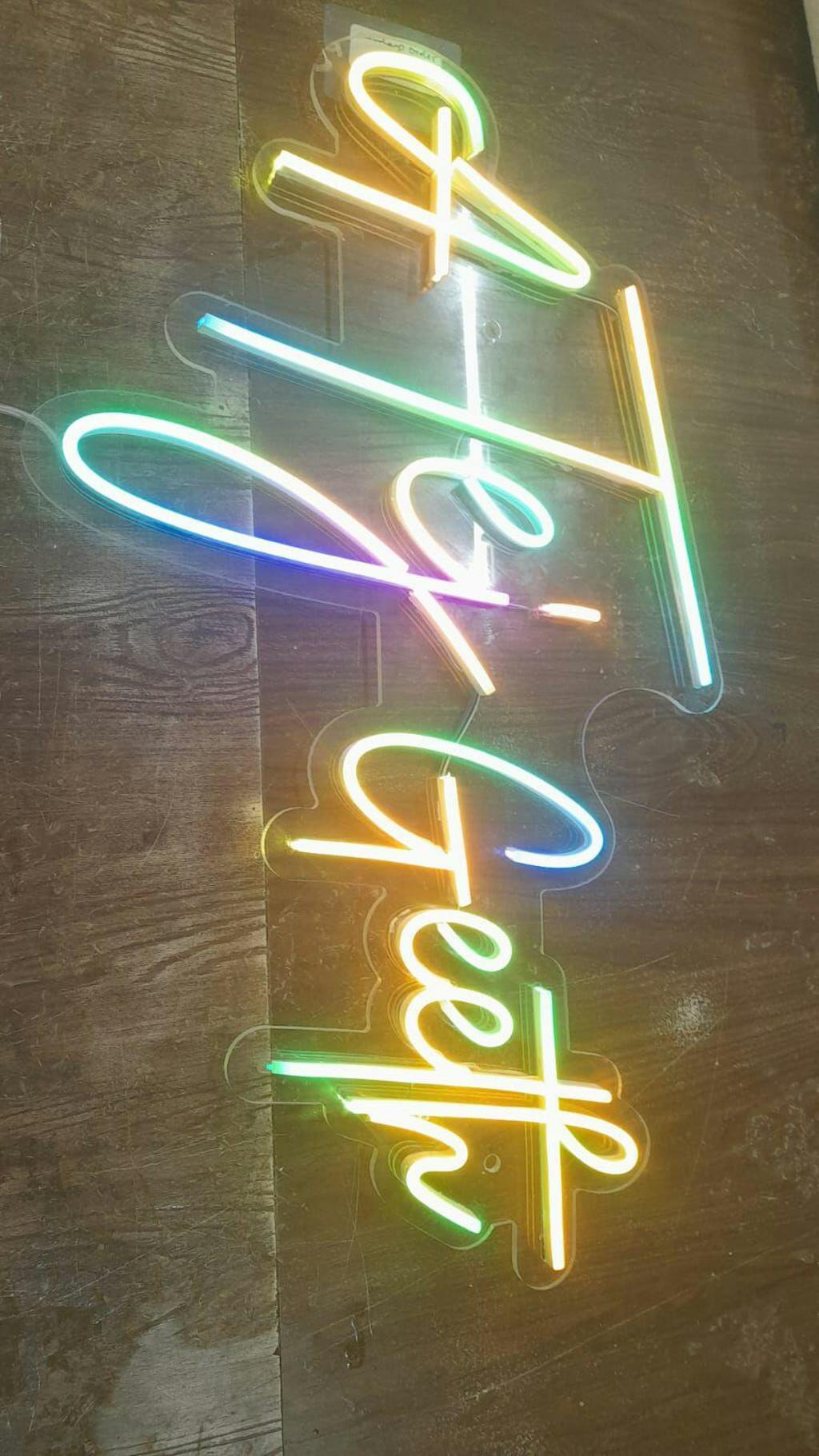 Customise FloRo Sign | Color Changeable RGB Neon Signs with Flow Modes ...