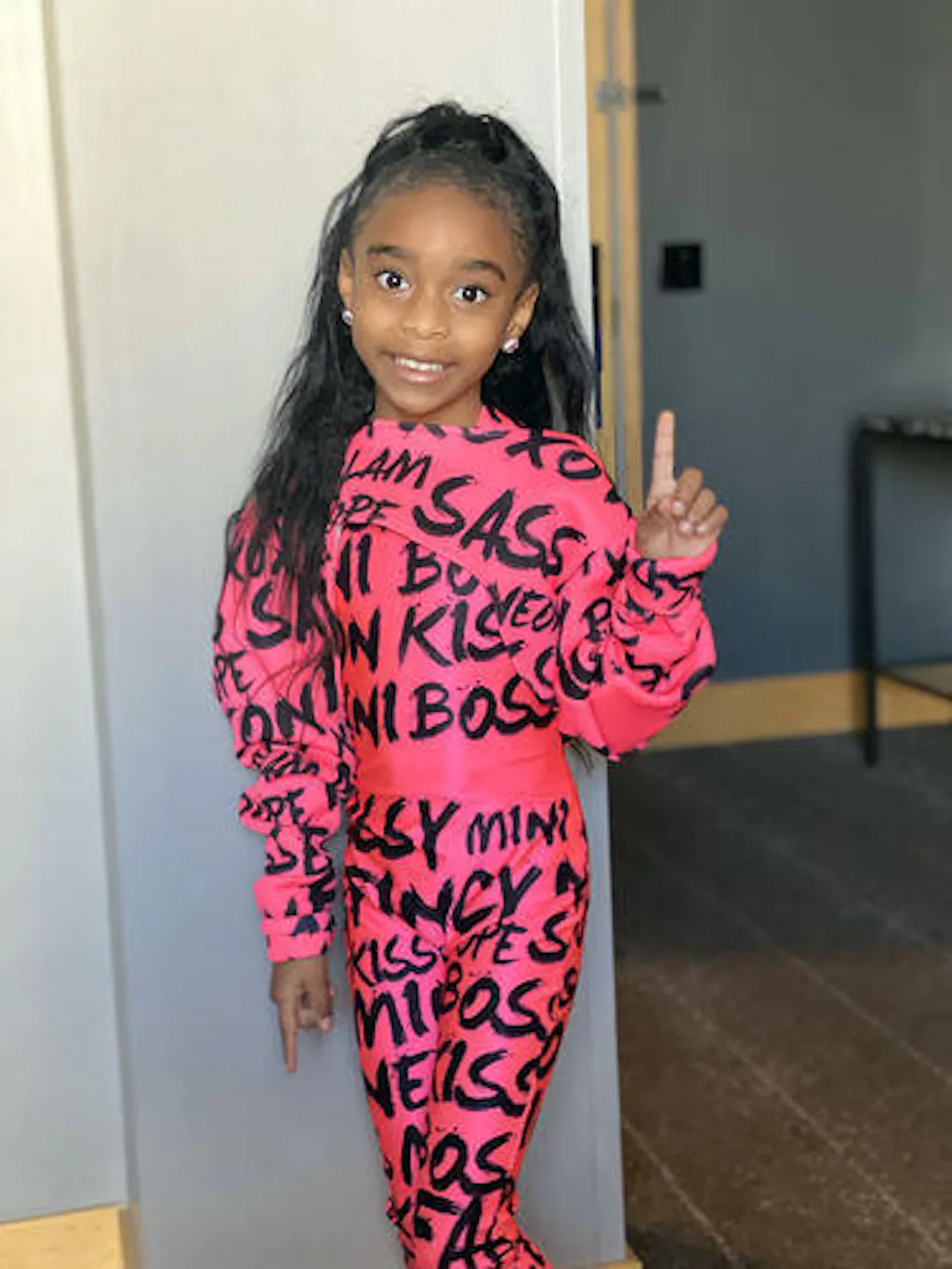 Mini Boss Super Cropped Hoodie Set – neonkissesinc.com