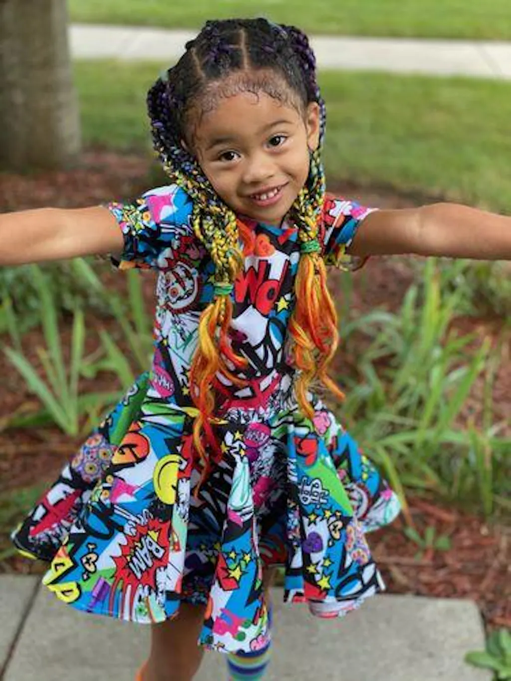 Diva Toy Pin Wheel Dress – neonkissesinc.com