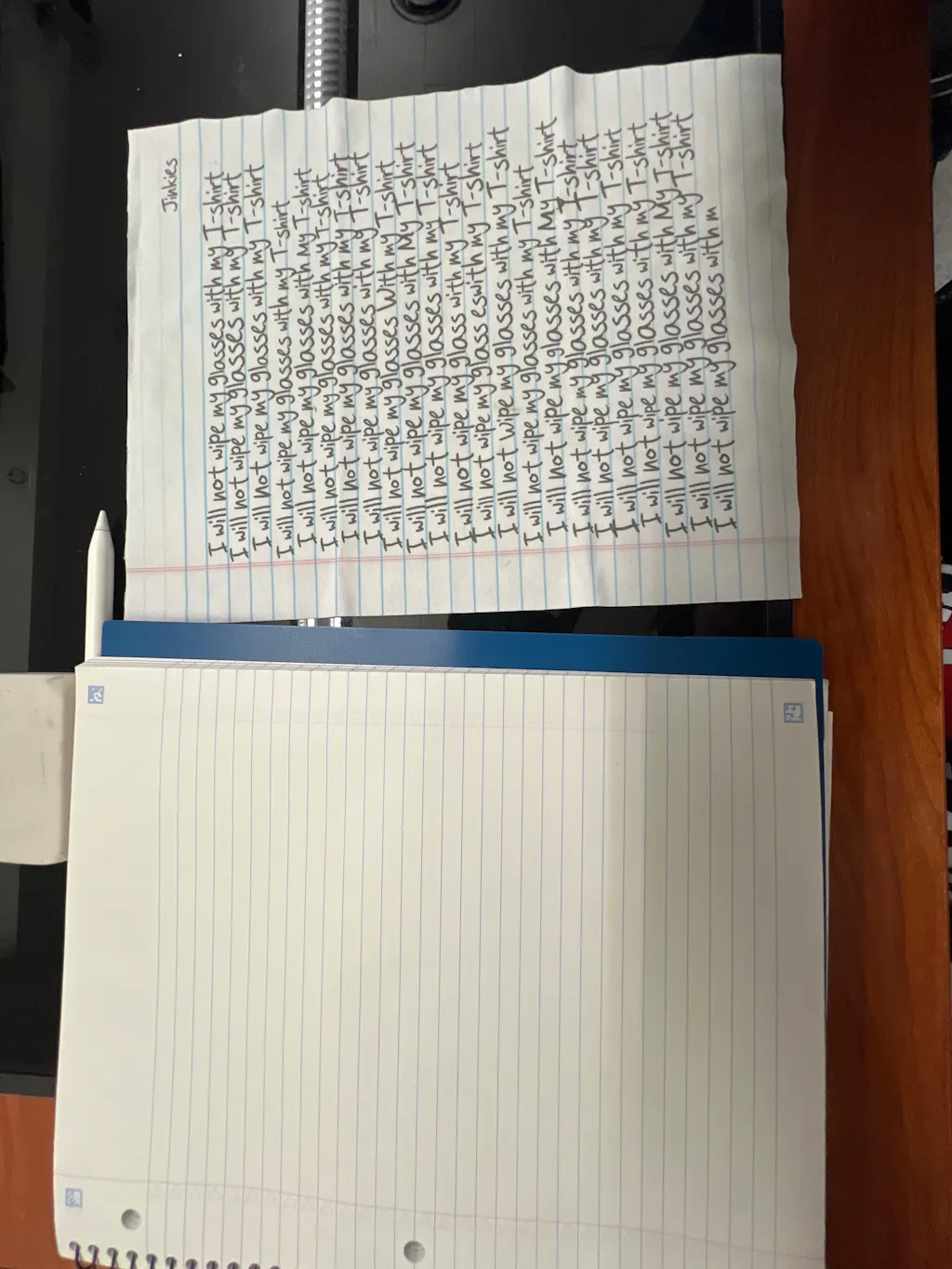 MICROFIBER CLOTH THAT LOOKS LIKE A SHEET OF NOTEBOOK PAPER – Nerdwax