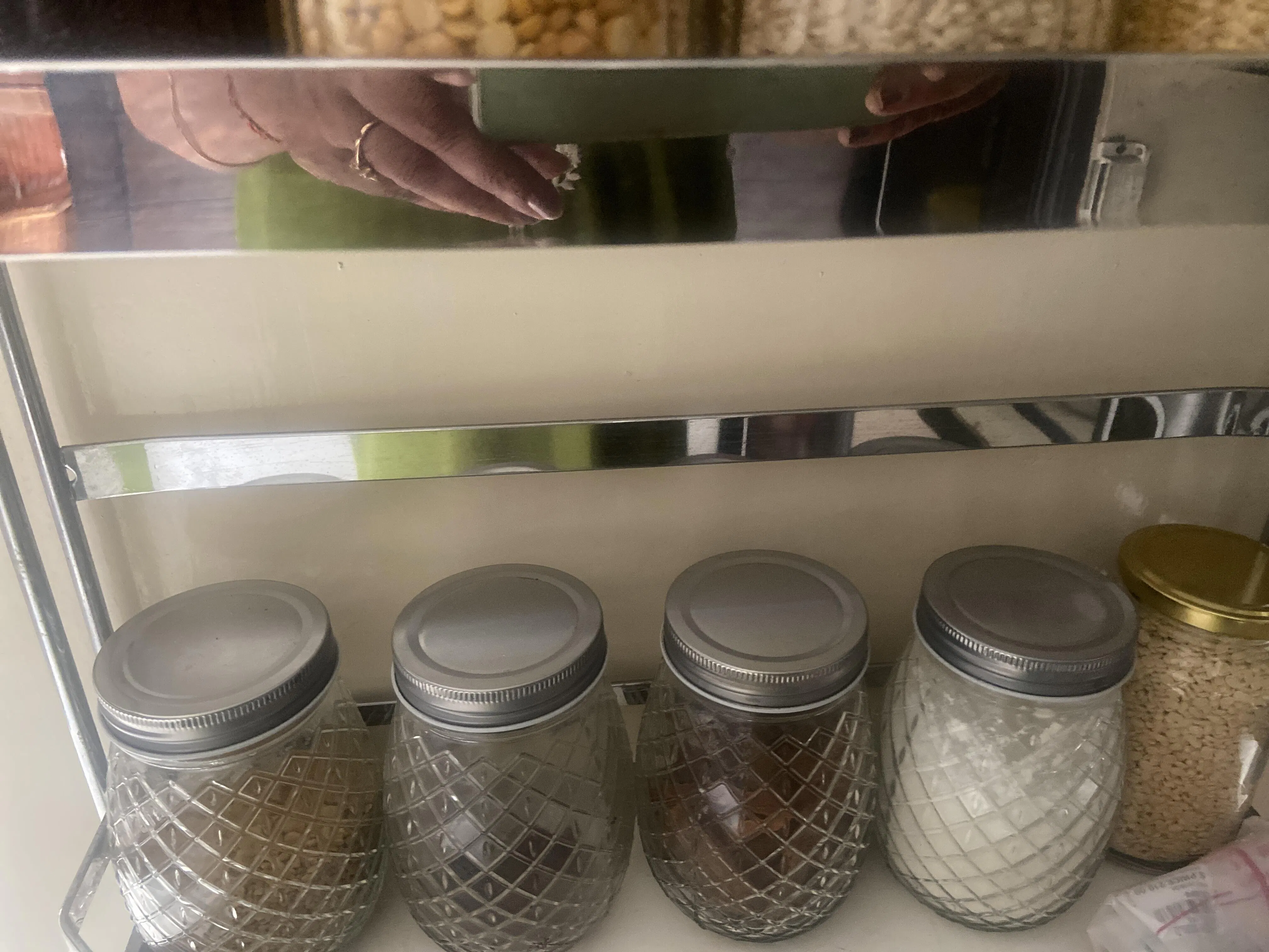 Textured Jar for Storage Set of 6 Online - Premium Jar With Lid | Nestasia
