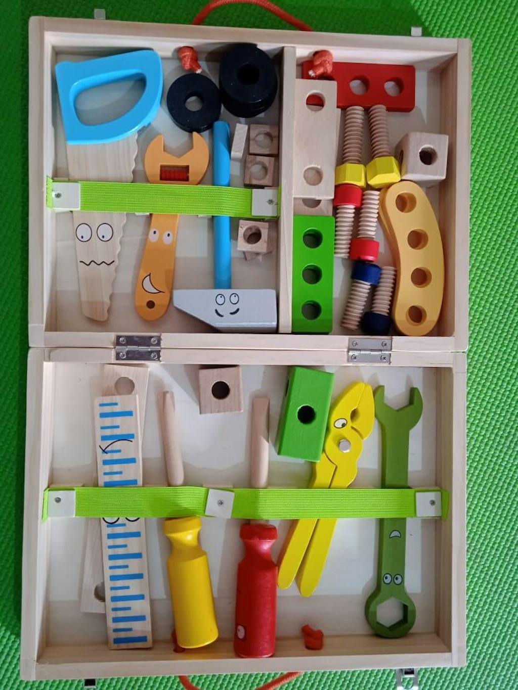 NESTA TOYS - Wooden Tool Kit Toy (36 Pcs) | Gift for Boys & Girls Age 3 ...