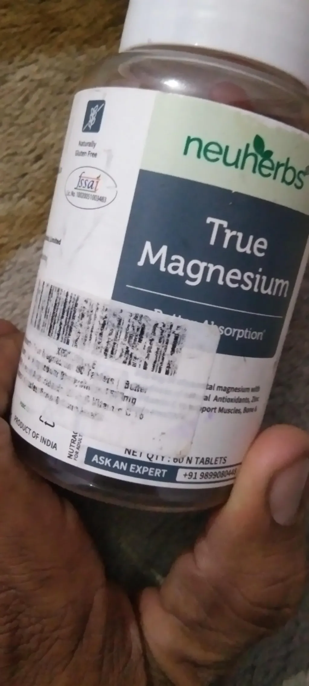 True Magnesium Tablets - Relax Muscles & Mind, Support Bones– Neuherbs