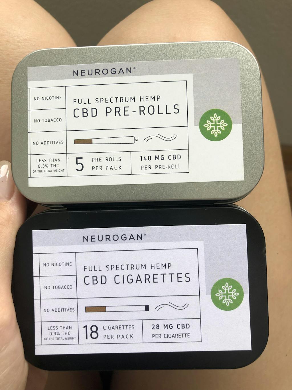 CBD Cigarettes | 100% Natural Hemp | High Potency