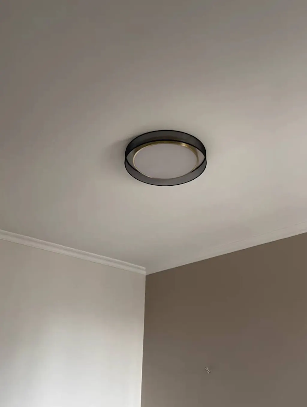 Nordic Modern Round LED Flush Mount Ceiling Light, Gold | Neutralighting