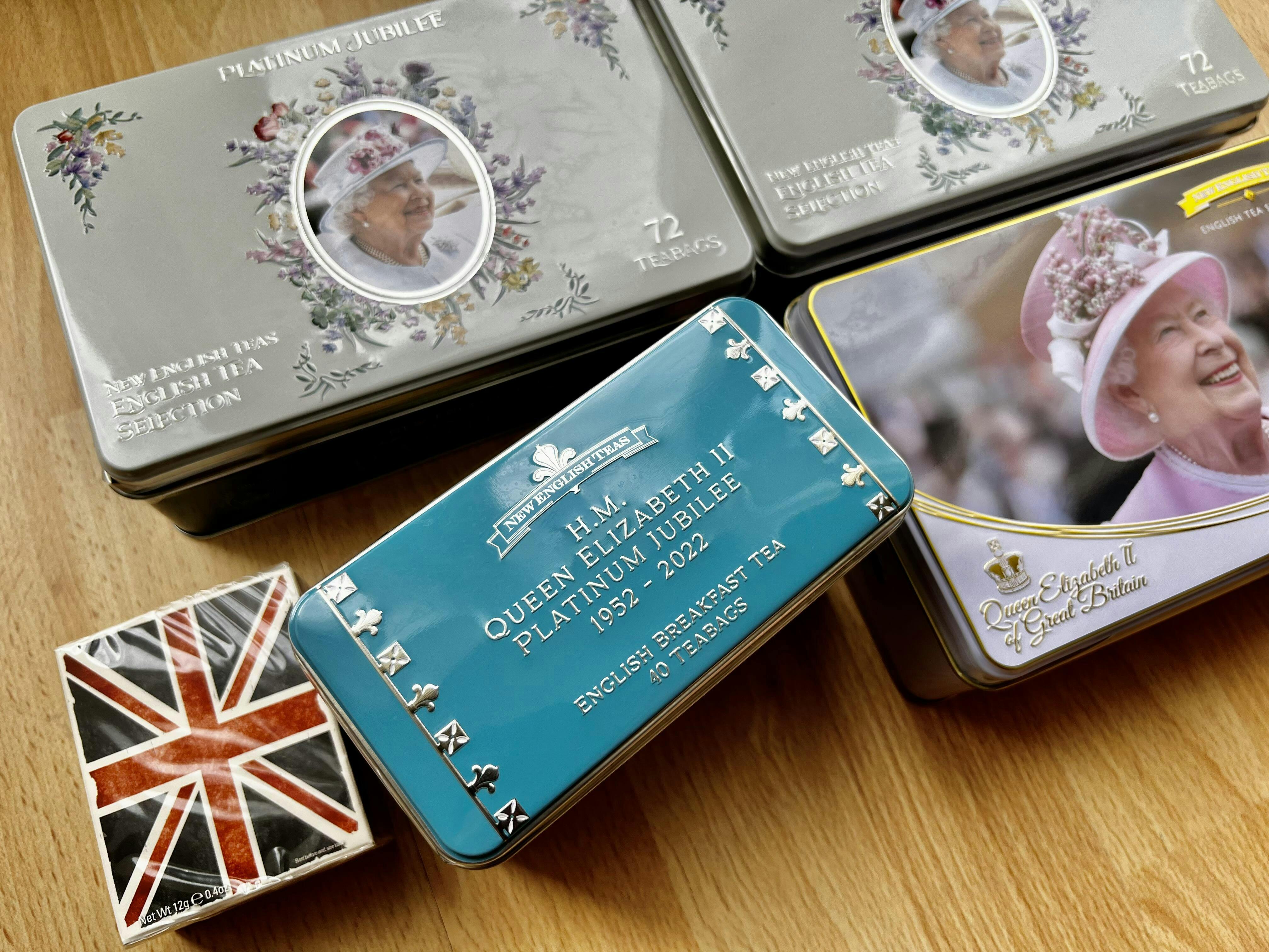 Queen Elizabeth II Tea Selection Tin - Platinum Jubilee - New English Teas