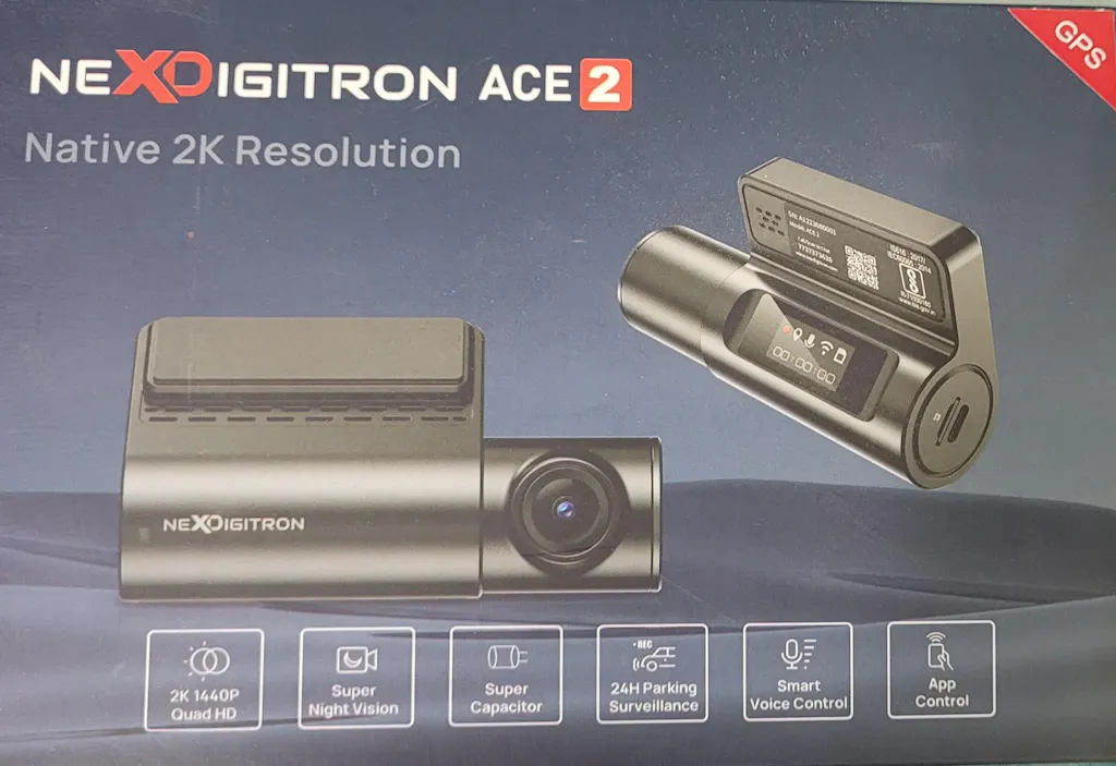 NEXDIGITRON ACE 2 DashCam, In-Built GPS