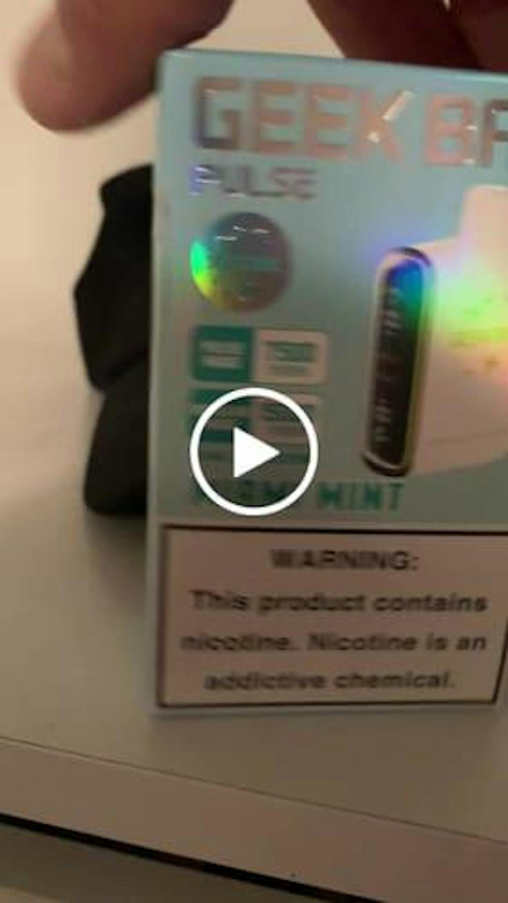 Pink and Blue Geek Bar Pulse X 25000 Meteor Edition Disposable Vape ...