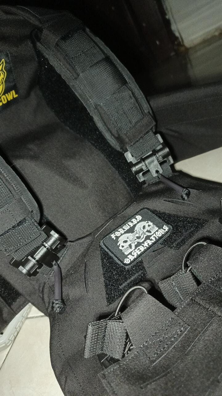 NFSTRIKE TACOWL ALFA Tactical Quick Release Vest with Molle Webbing ...