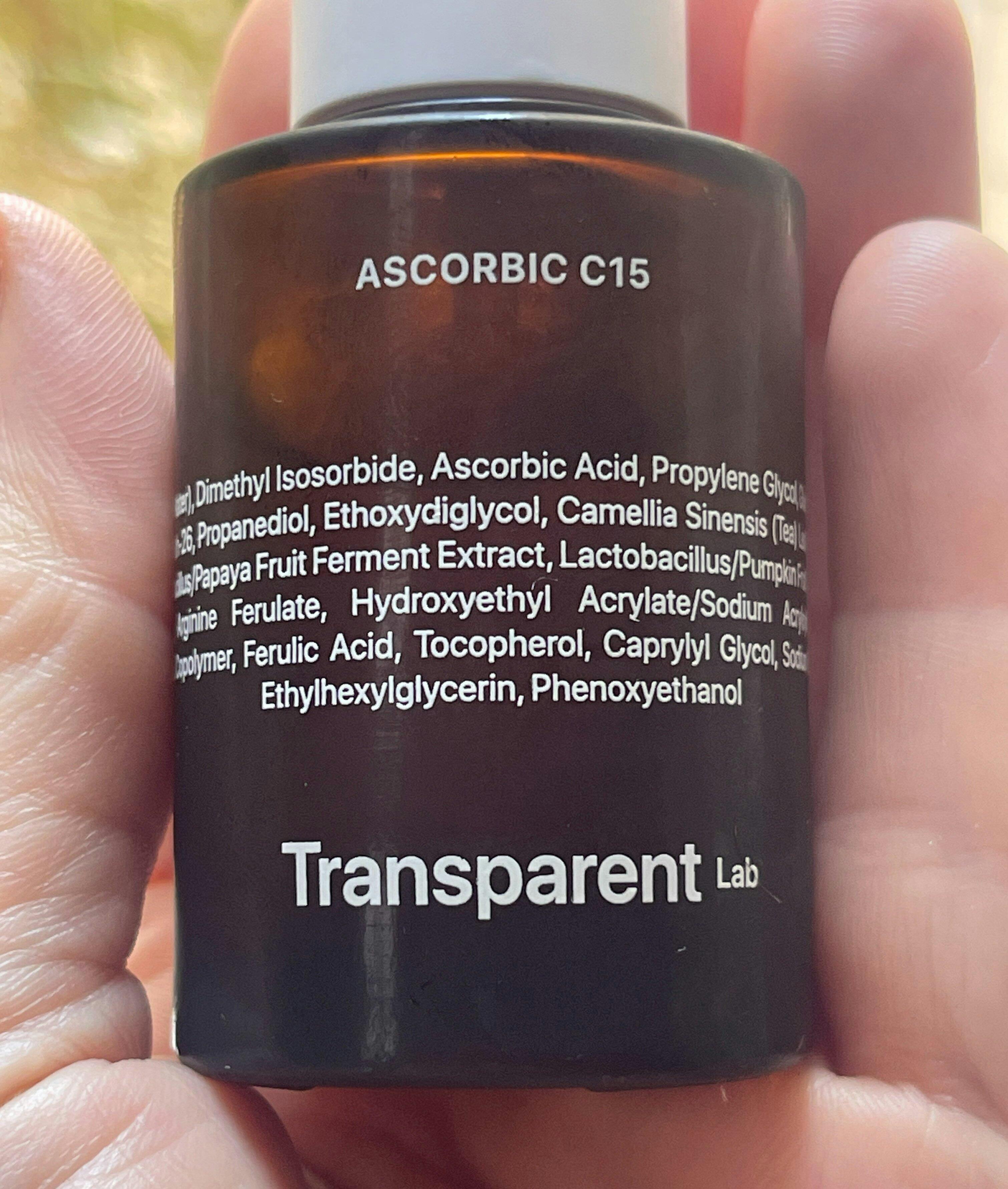 Ascorbic C15 | Anti-Aging-Glow-Serum | Transparent Lab