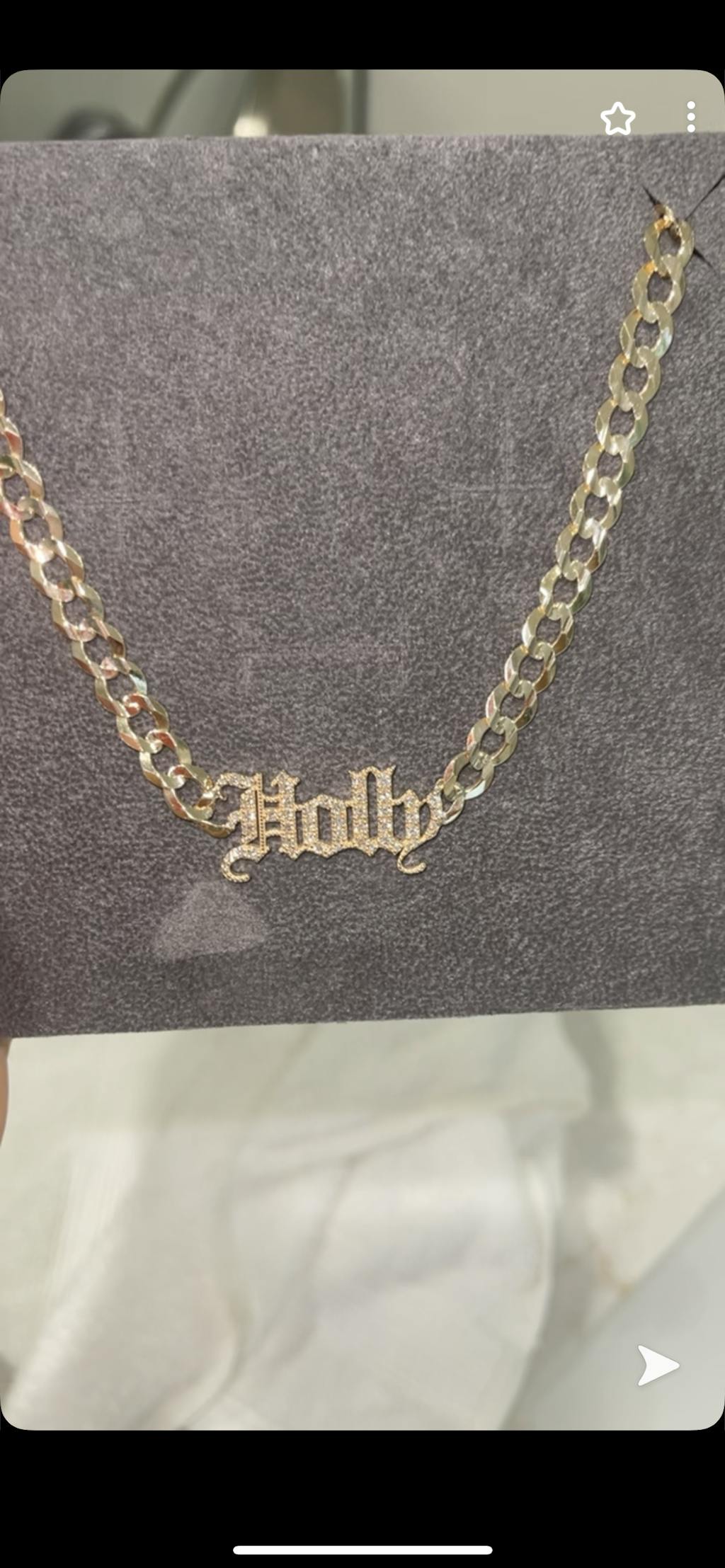 Gothic Diamond Letter Choker – Nicole Rose Fine Jewelry