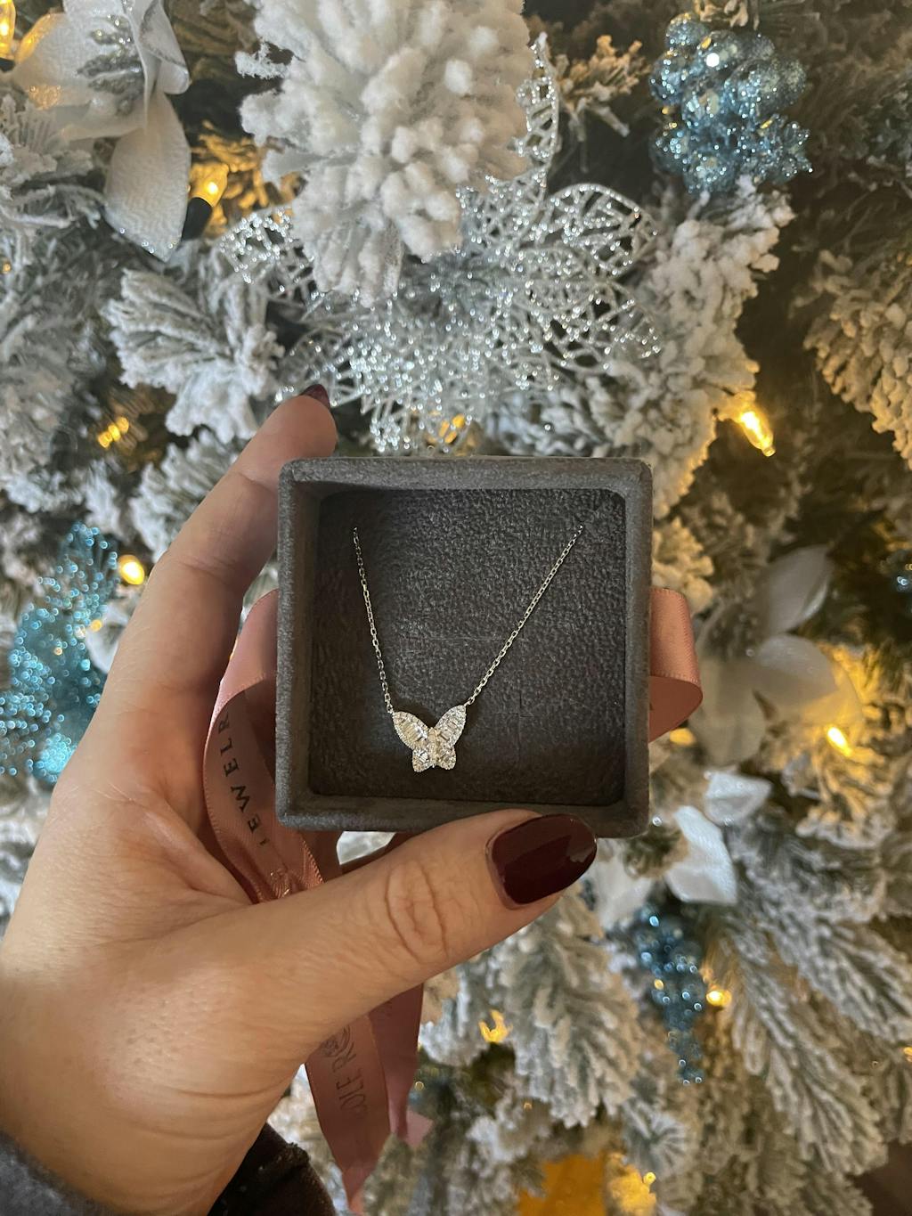 Timeless Diamond Butterfly Pendant | Nicole Rose Jewelry – Nicole Rose ...