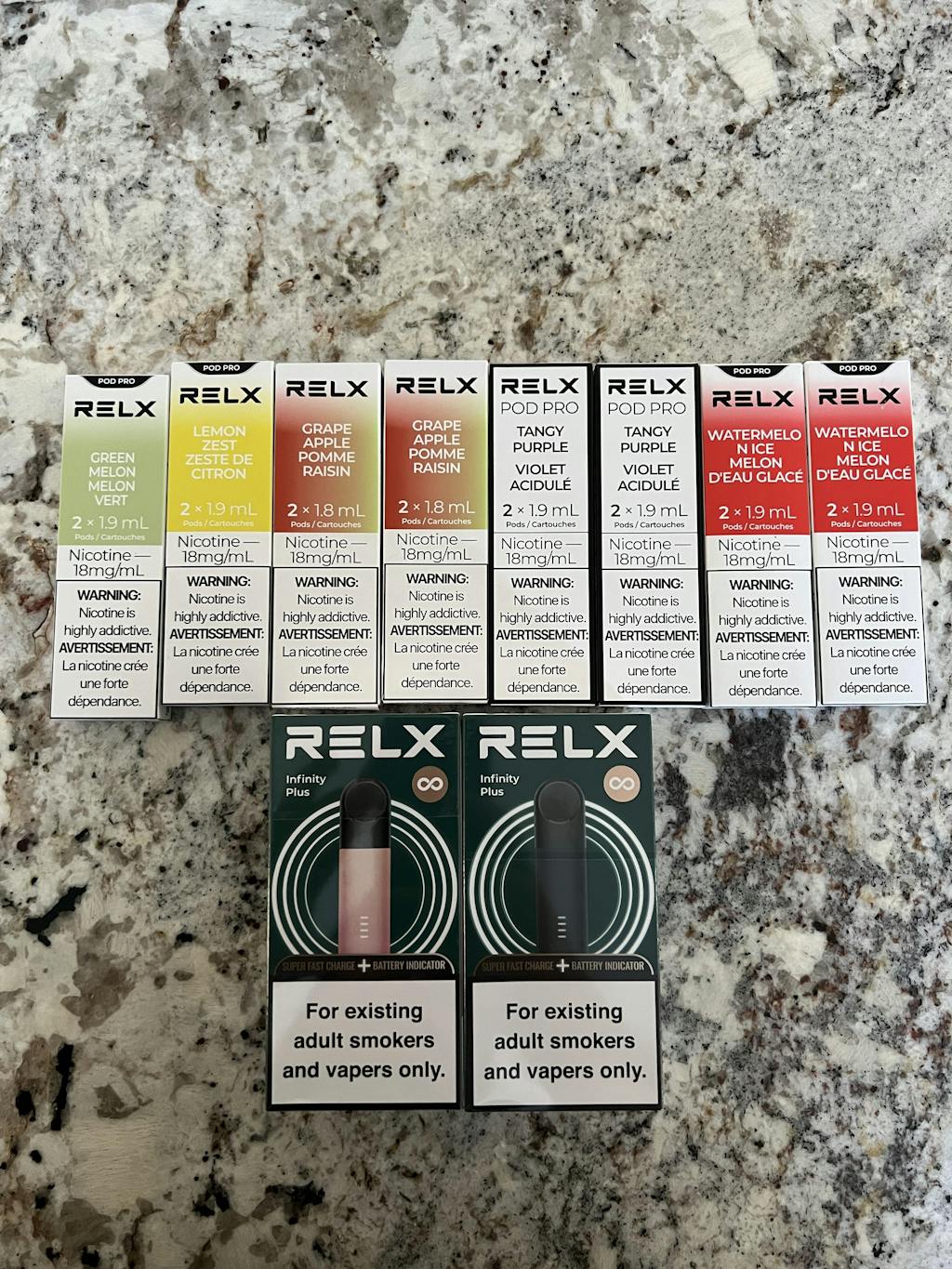 RELX Infinity Plus Vape Pod Device Kit | Nimbus Pods