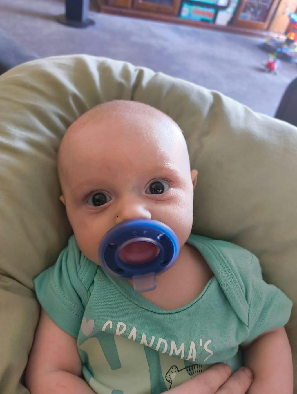 Ninni Co - Ninni Pacifier Blueberry 1 Pack Breastlike Pacifier