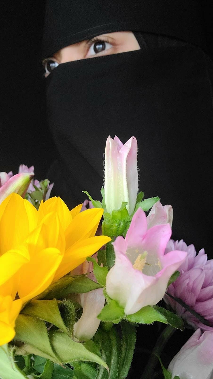 Plain Saudi Style Niqab tie back – Niqabi Style